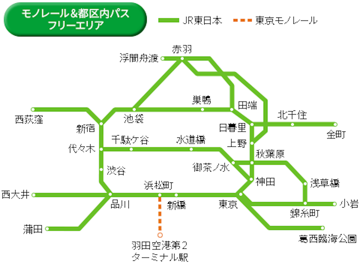 モバイルSuica限定〜IC企画乗車券「モノレール&都区内パス」が発売予定 | IT NEWS