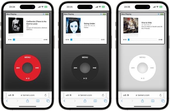 iPodのクリックホイール操作をブラウザで再現、話題のサイトを試してみた - iPhone Mania