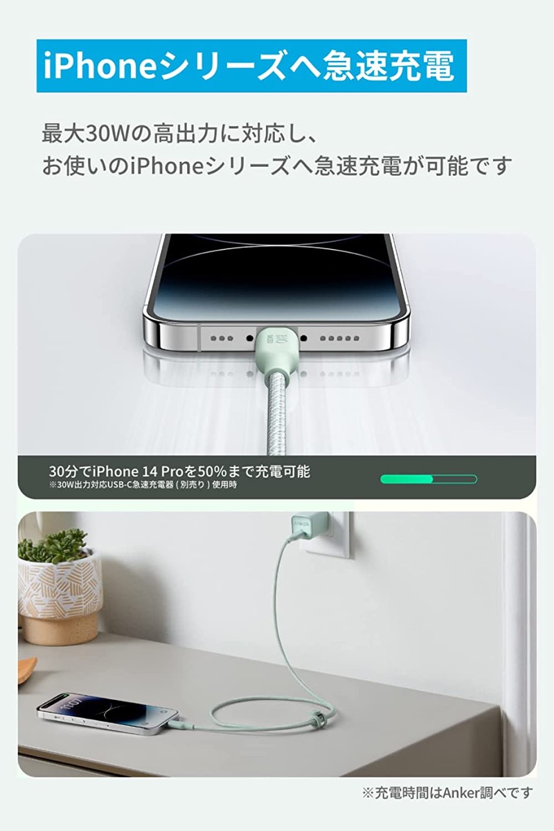 Anker 541 USB-C & ライトニング ケーブルが発売〜限定特価販売中 - iPhone Mania