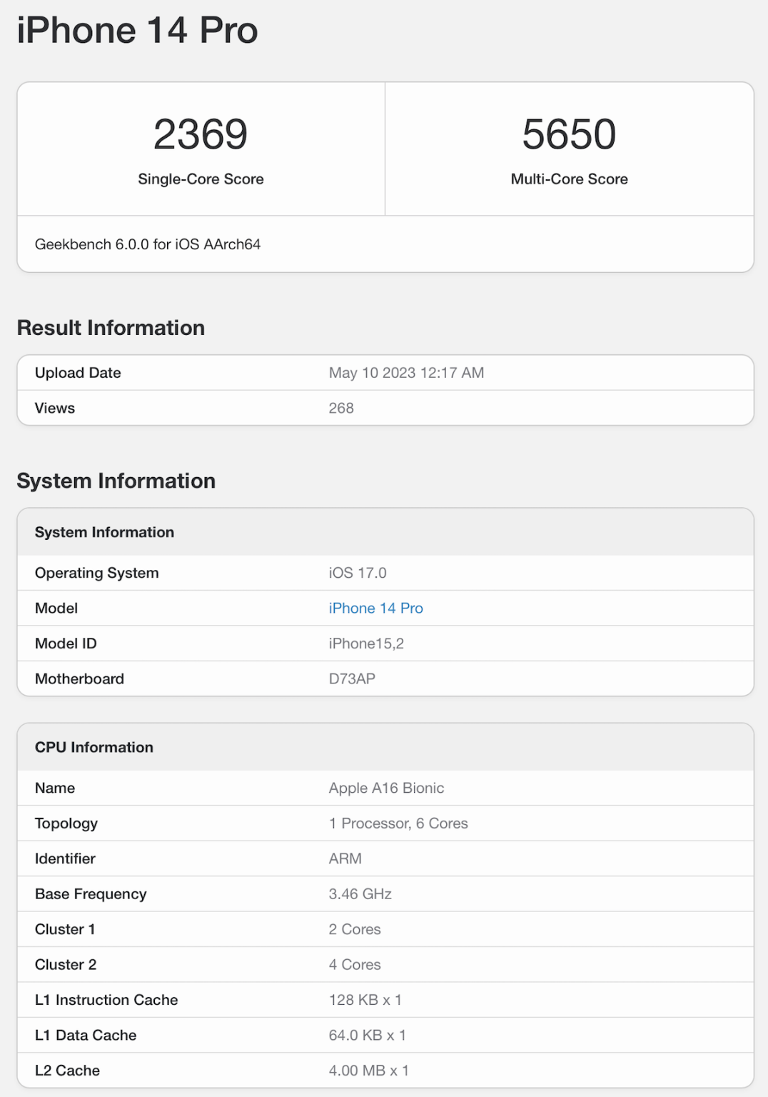 M2 Ultra搭載Mac ProとiOS17動作iPhoneのベンチマークスコア - iPhone Mania