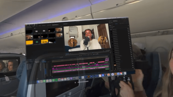 Apple Vision Pro、飛行機内でのリアルな使い勝手をチェック！ - iPhone Mania