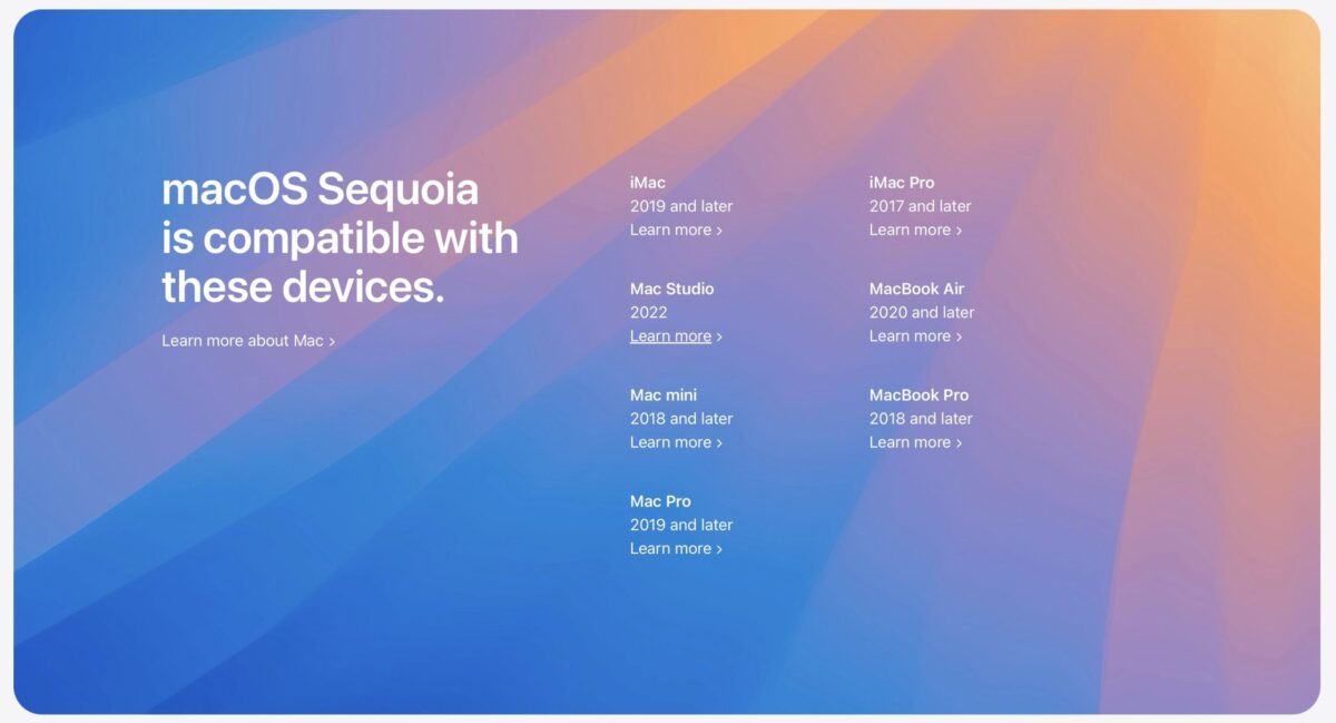 iOS18、iPadOS18、macOS Sequoiaなど新OSの対応モデル - iPhone Mania