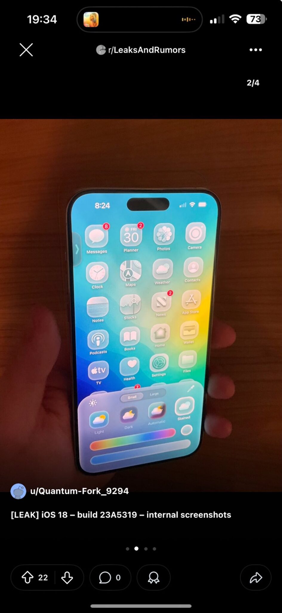 iOS26のコンセプト画像？が出回る〜丸みを帯びた新しい角丸アイコンと新UIを採用 - iPhone Mania